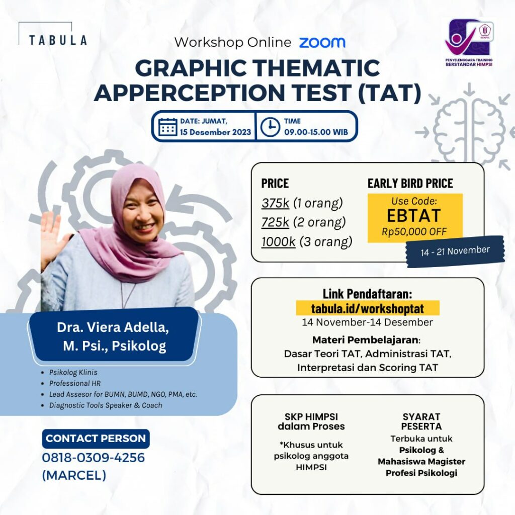 Workshop Grafis Thematic Apperception Test (TAT) – Tabula